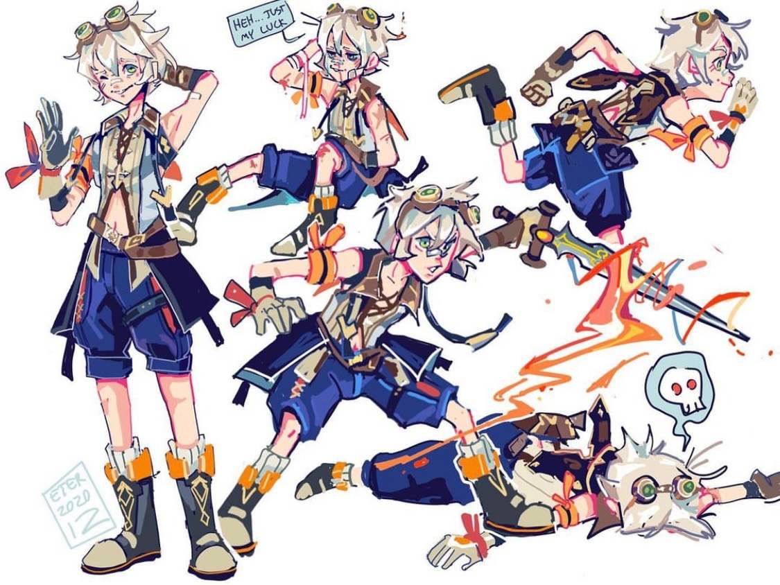 [Fan art share] Eter_nation is easily my favorite genshin artist ...