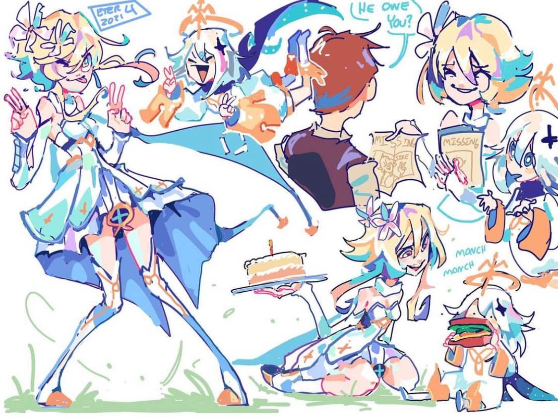 [Fan art share] Eter_nation is easily my favorite genshin artist ...