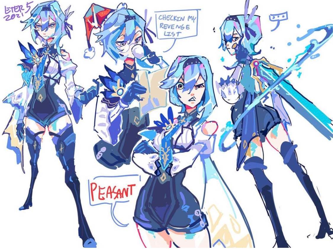 [Fan art share] Eter_nation is easily my favorite genshin artist ...