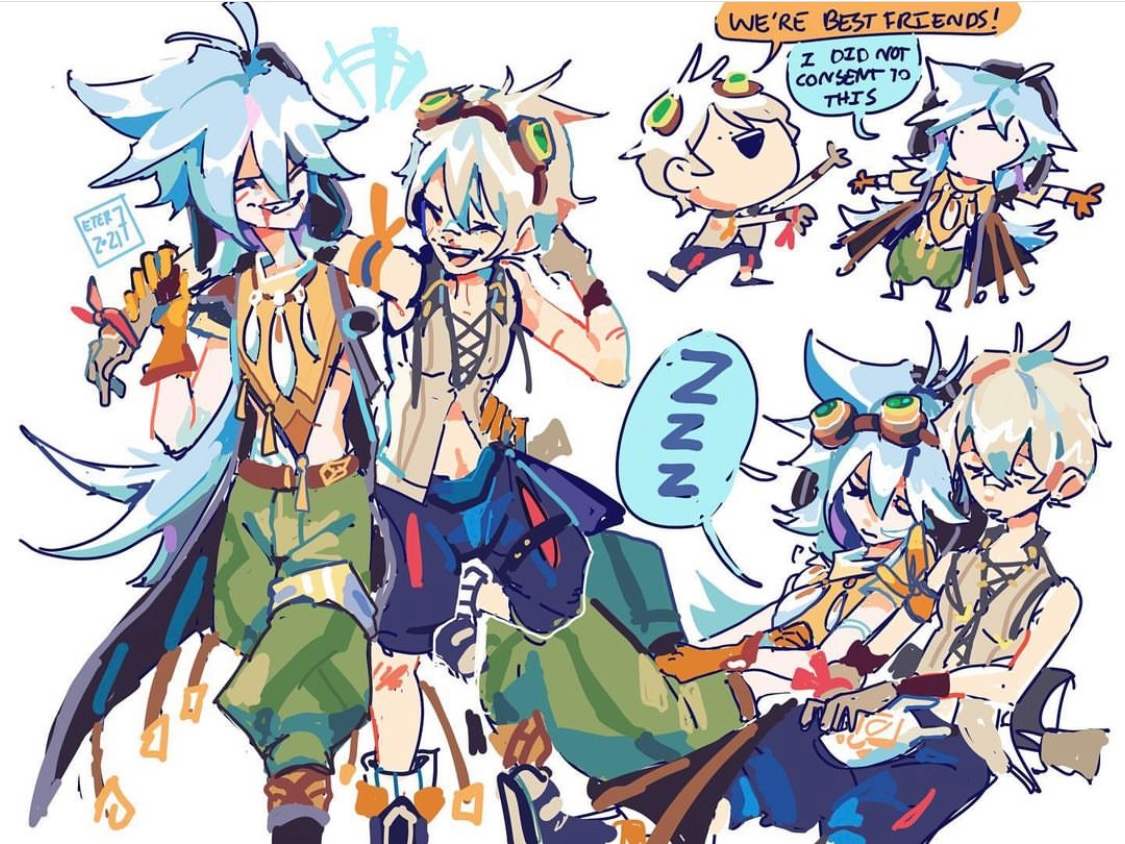 [Fan art share] Eter_nation is easily my favorite genshin artist ...