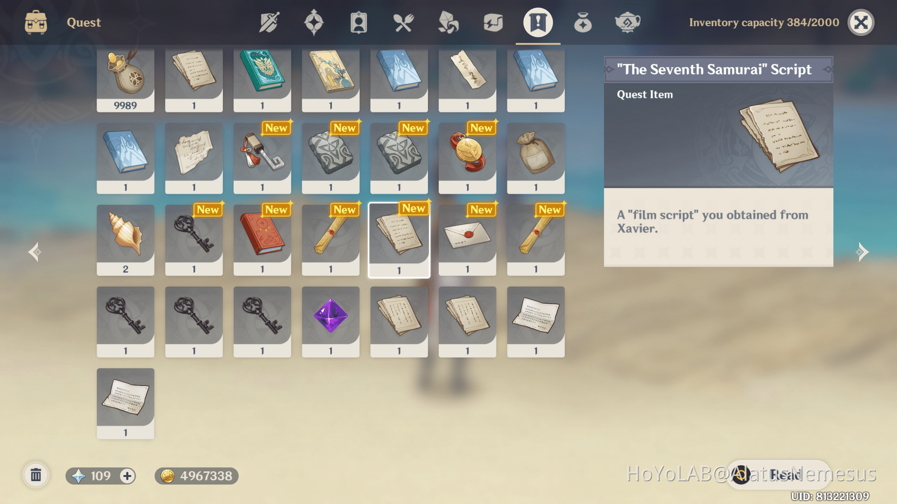 "The Seventh Samurai" Inazuma Reputation Quest Genshin Impact | HoYoLAB