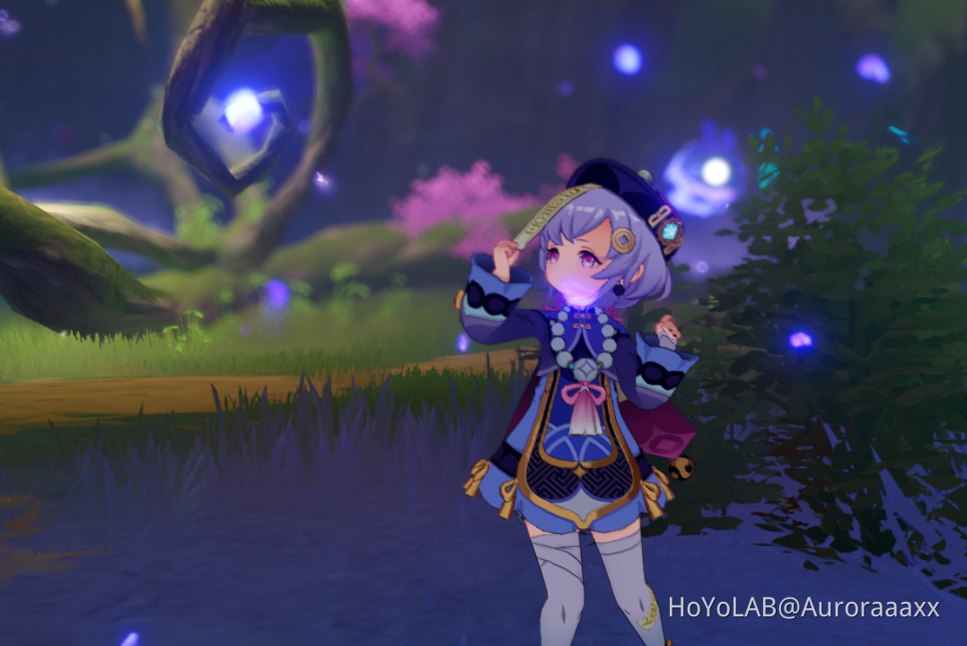 Taking pictures with my new Seelie 💜 Genshin Impact | HoYoLAB