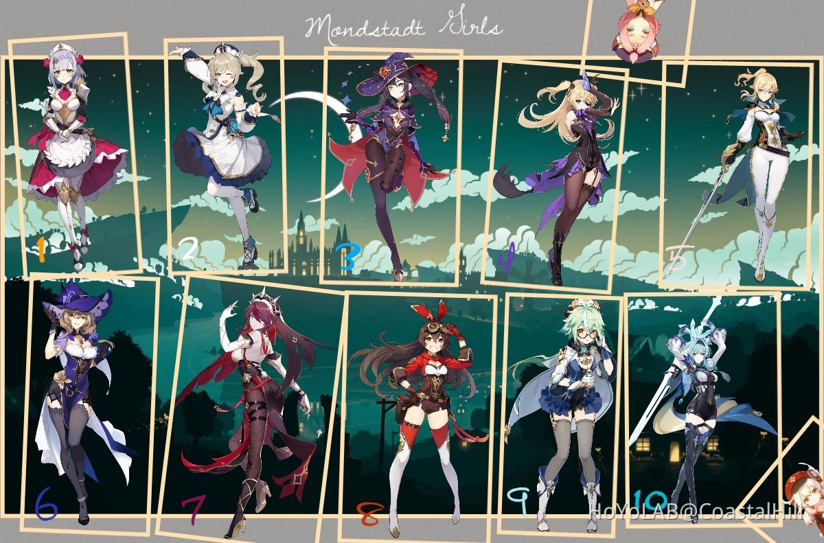 Mondstadt girls Genshin Impact | HoYoLAB