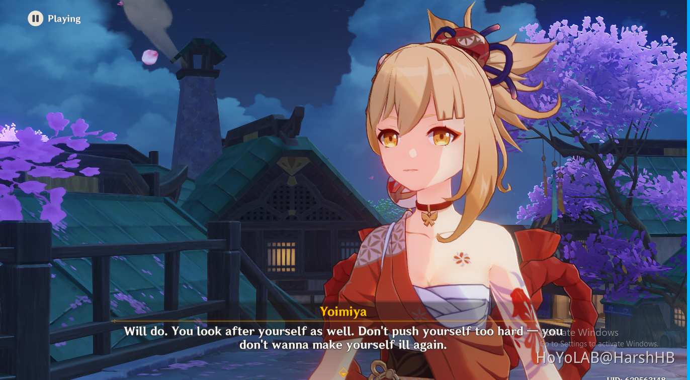 yoimiya and Aether eye color are same kind of same Genshin Impact | HoYoLAB