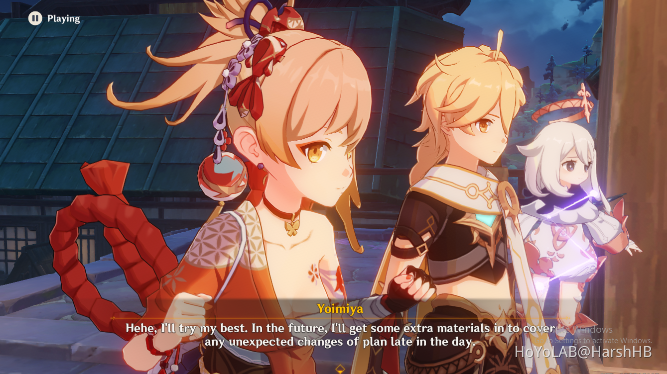 yoimiya and Aether eye color are same kind of same - miHoYo Player ...