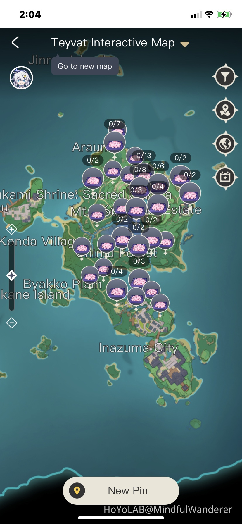 Sakura of Narukami Island: Locations Foreshadowing? Genshin Impact ...