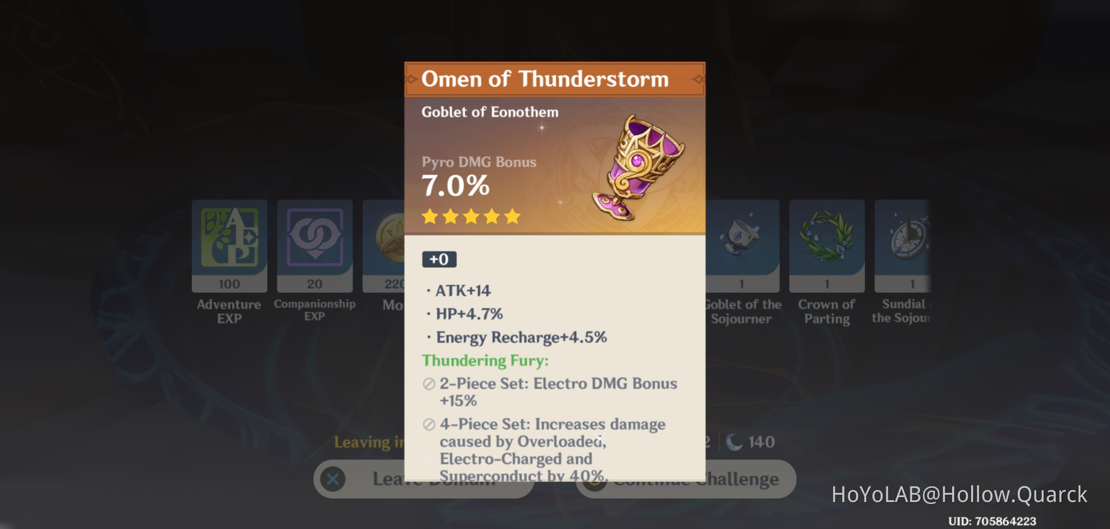 Pyro DMG electro cup... Just what I needed Genshin Impact | HoYoLAB