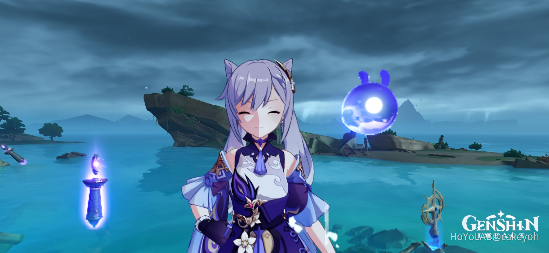 look at pretty keqing