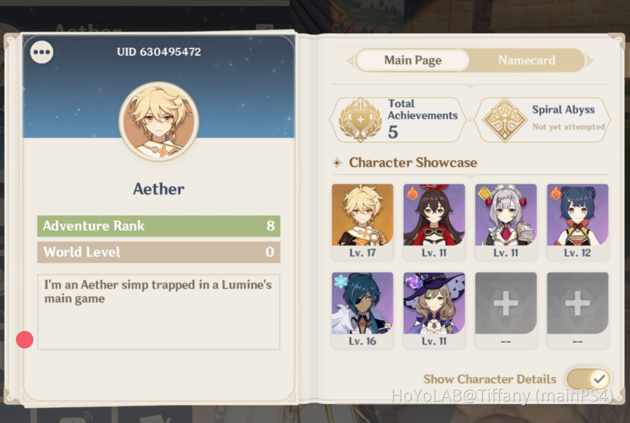 My genshin IDs Genshin Impact | HoYoLAB