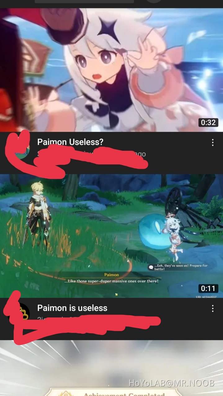 "Paimon is best companion ever" say by genshin loading screen ...