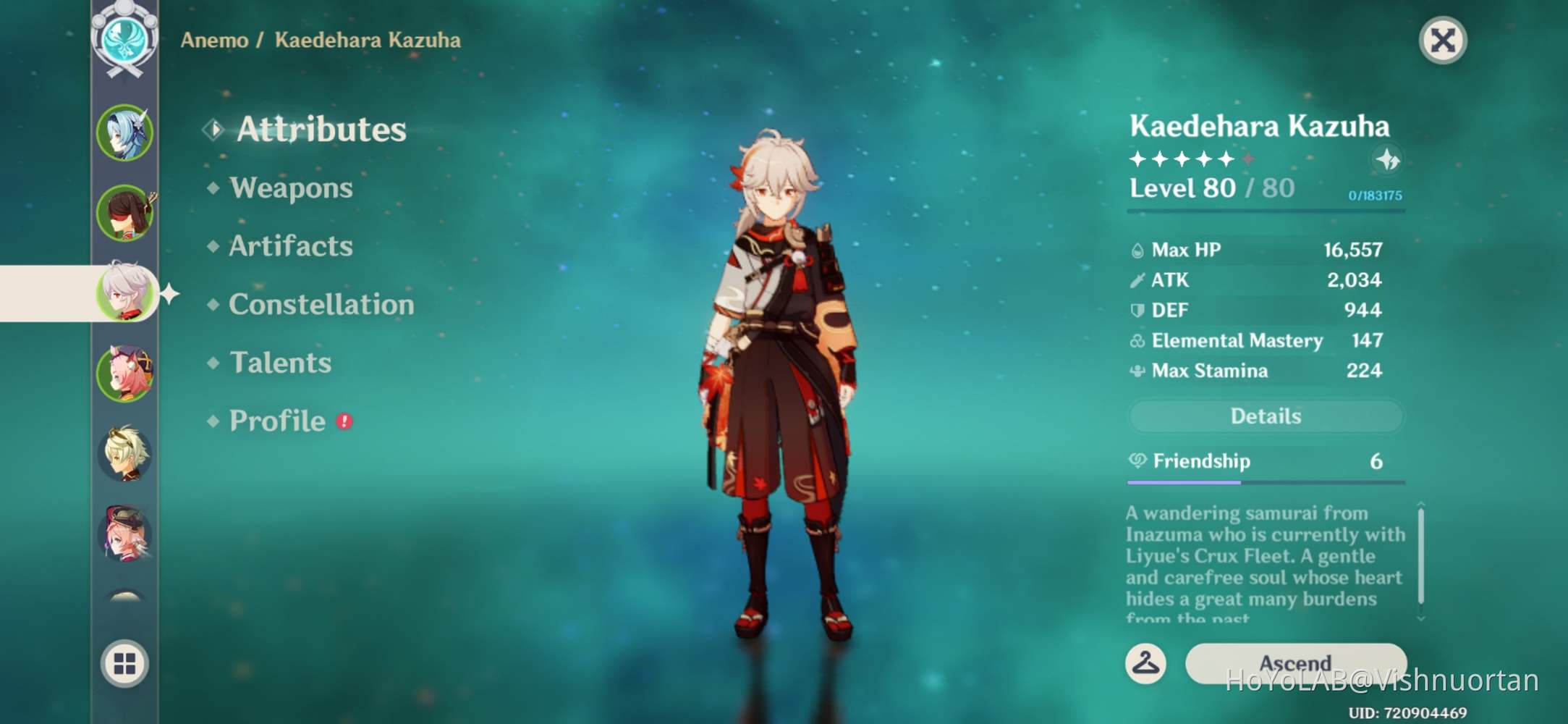 Kazuha dps build Genshin Impact | HoYoLAB