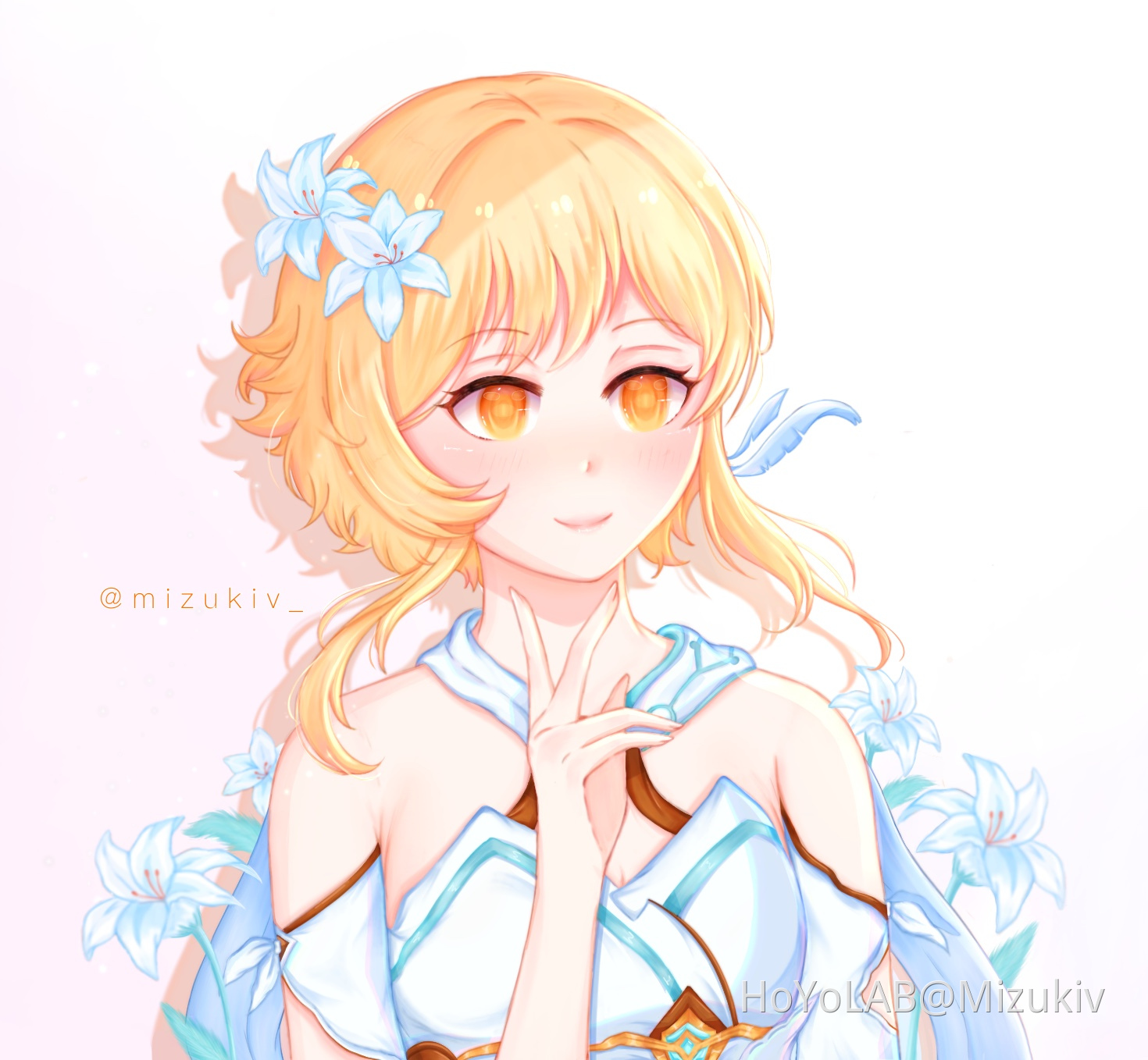 Lumine fanart by mizukiv_ on ig Genshin Impact | HoYoLAB