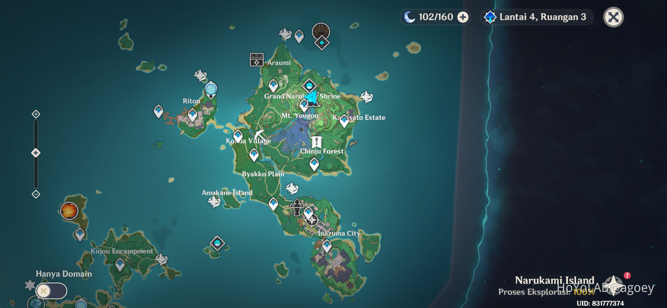 Narukami Island selesai 100% Genshin Impact | HoYoLAB