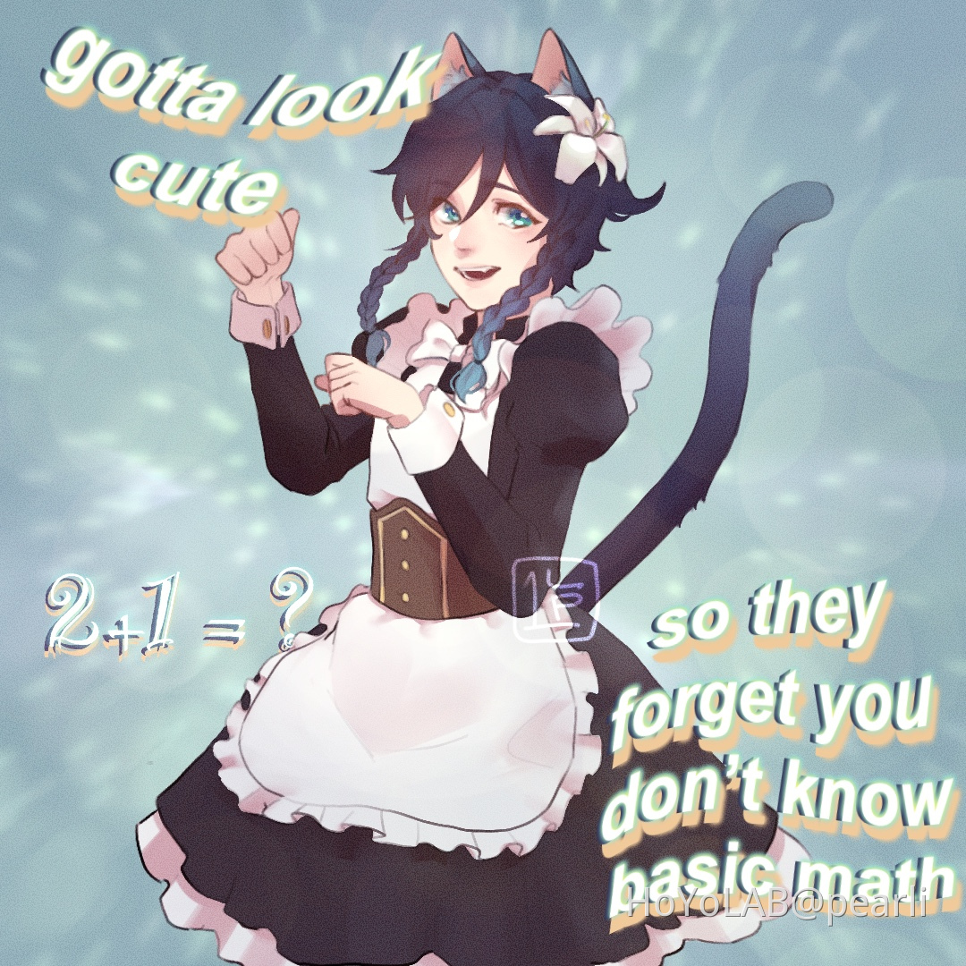 Cat boy maid venti 0///0 Genshin Impact | HoYoLAB