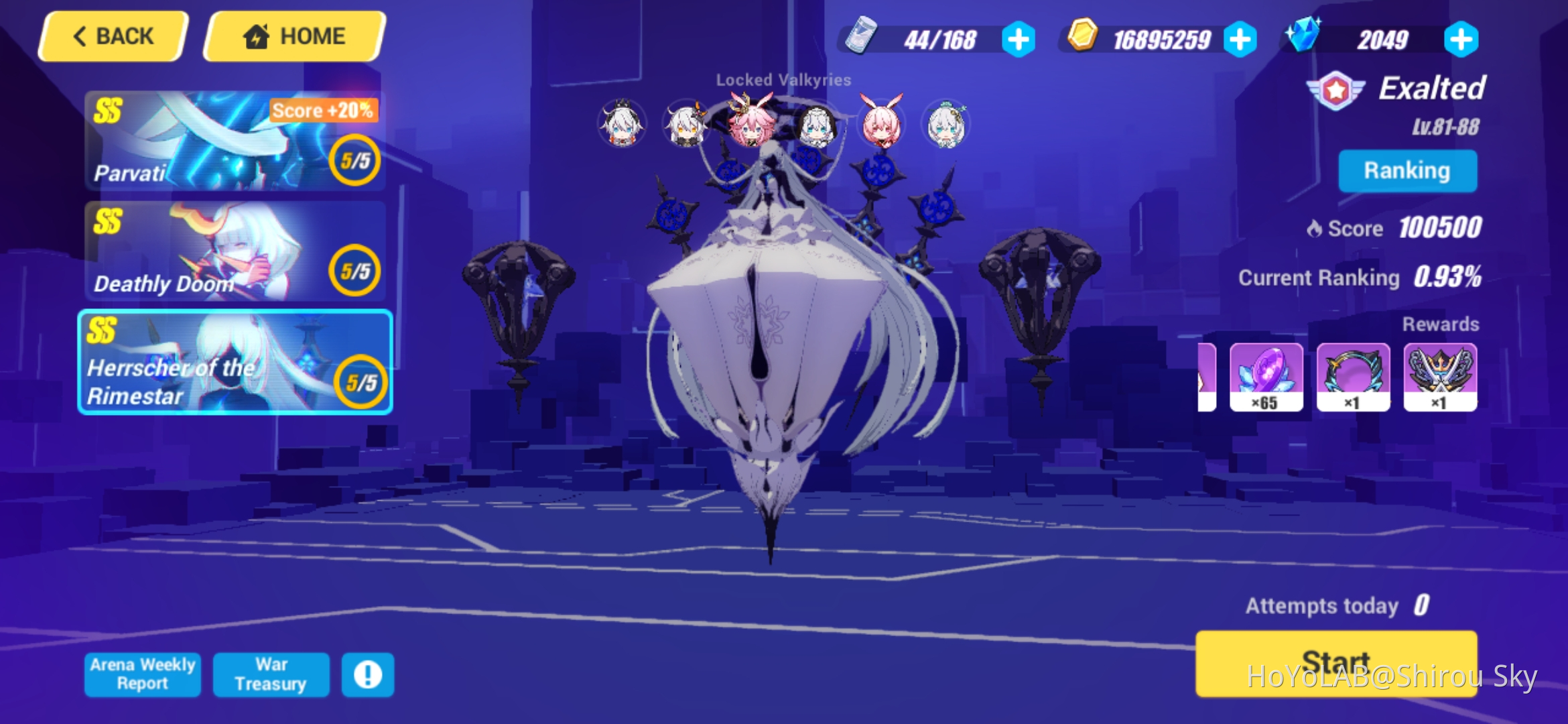Memorial Arena Honkai Impact 3rd | HoYoLAB