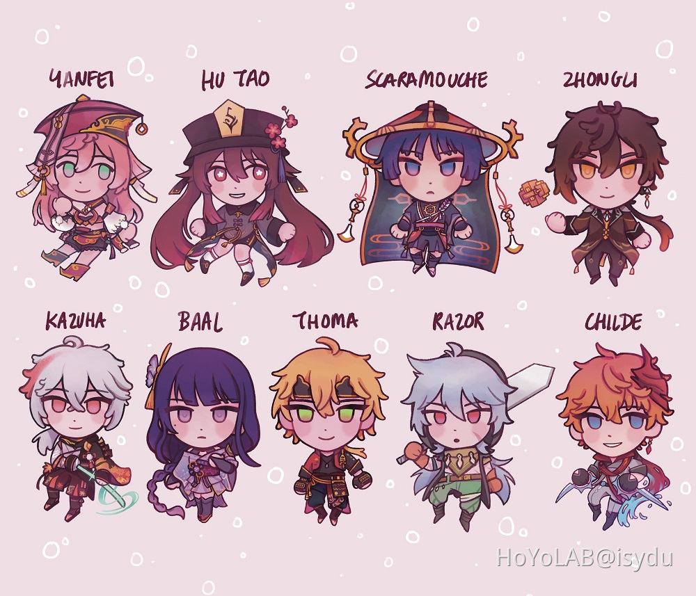 chibis Genshin Impact | HoYoLAB