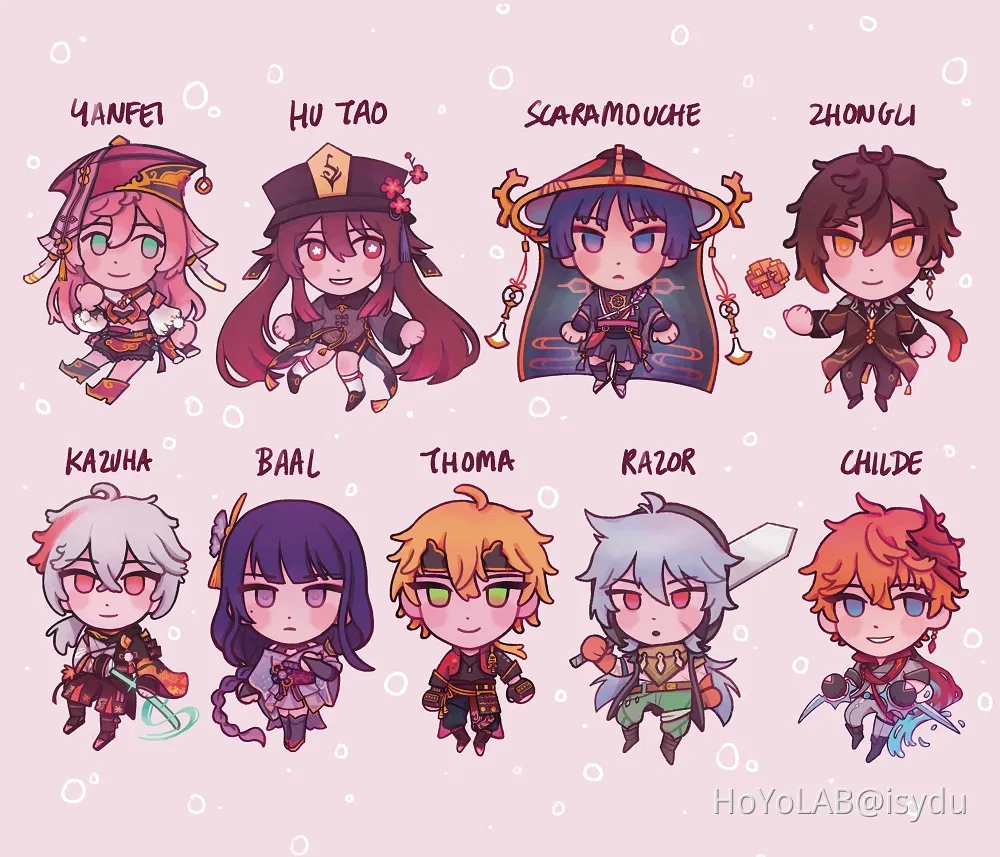 chibis Genshin Impact | HoYoLAB