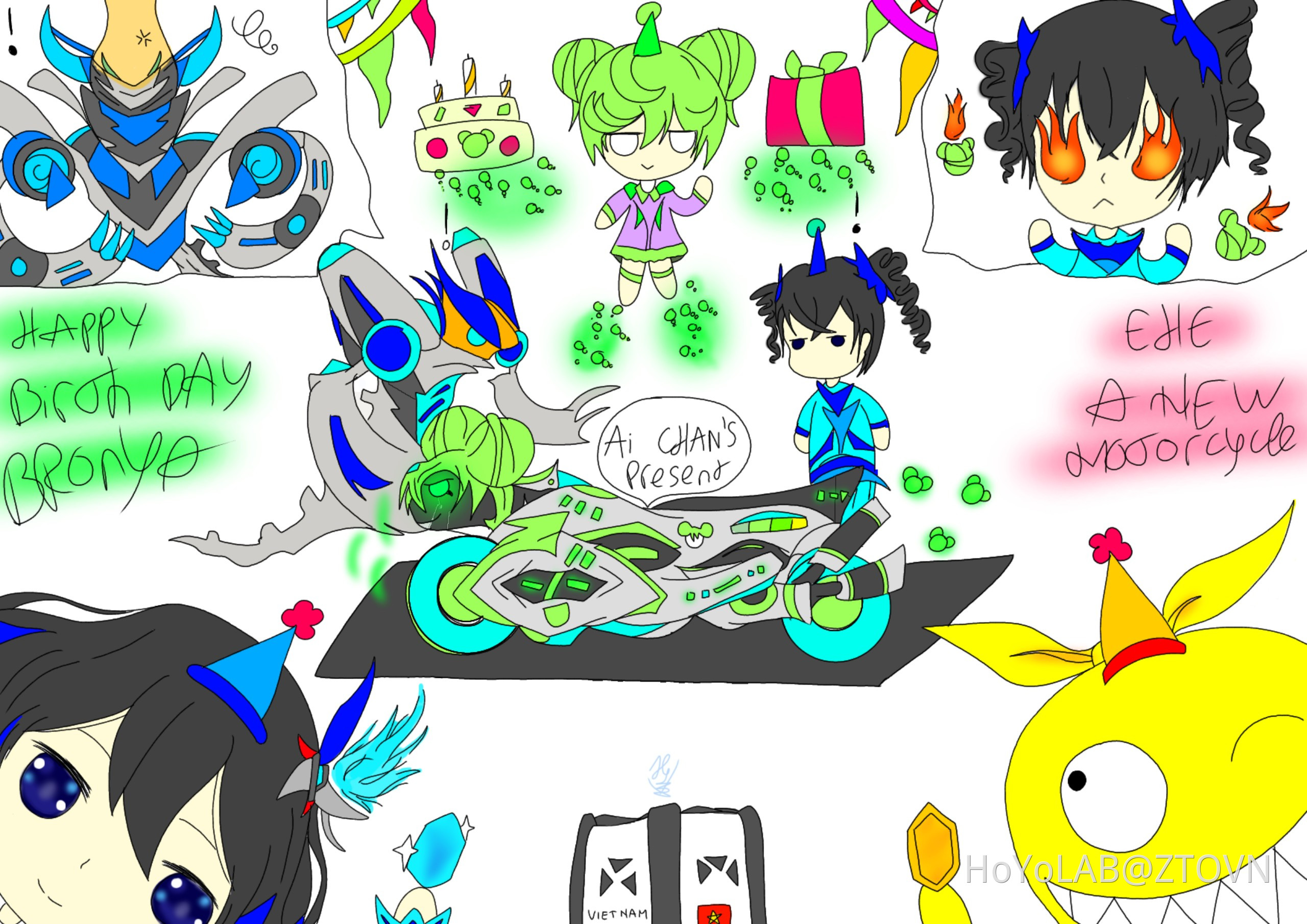 [Sinh nhật Bronya 2021] New motorcycle from Ai-chan 🤣 Honkai Impact 3rd ...