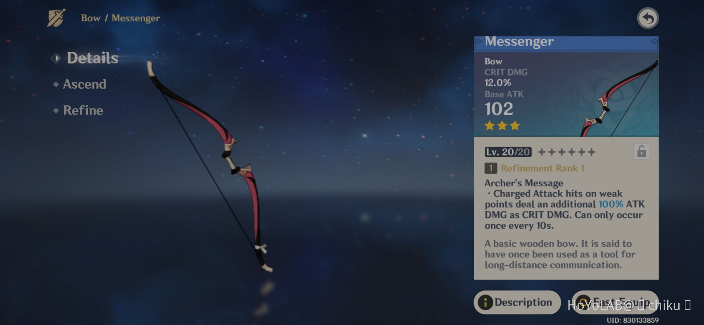 Messenger Genshin Impact | HoYoLAB