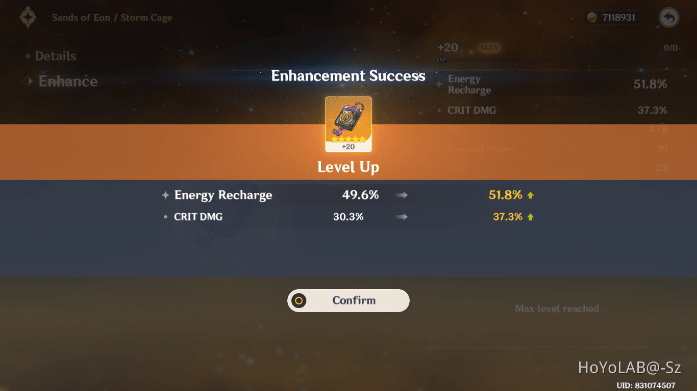 copium or pog? farming artifacts for baal Genshin Impact | HoYoLAB