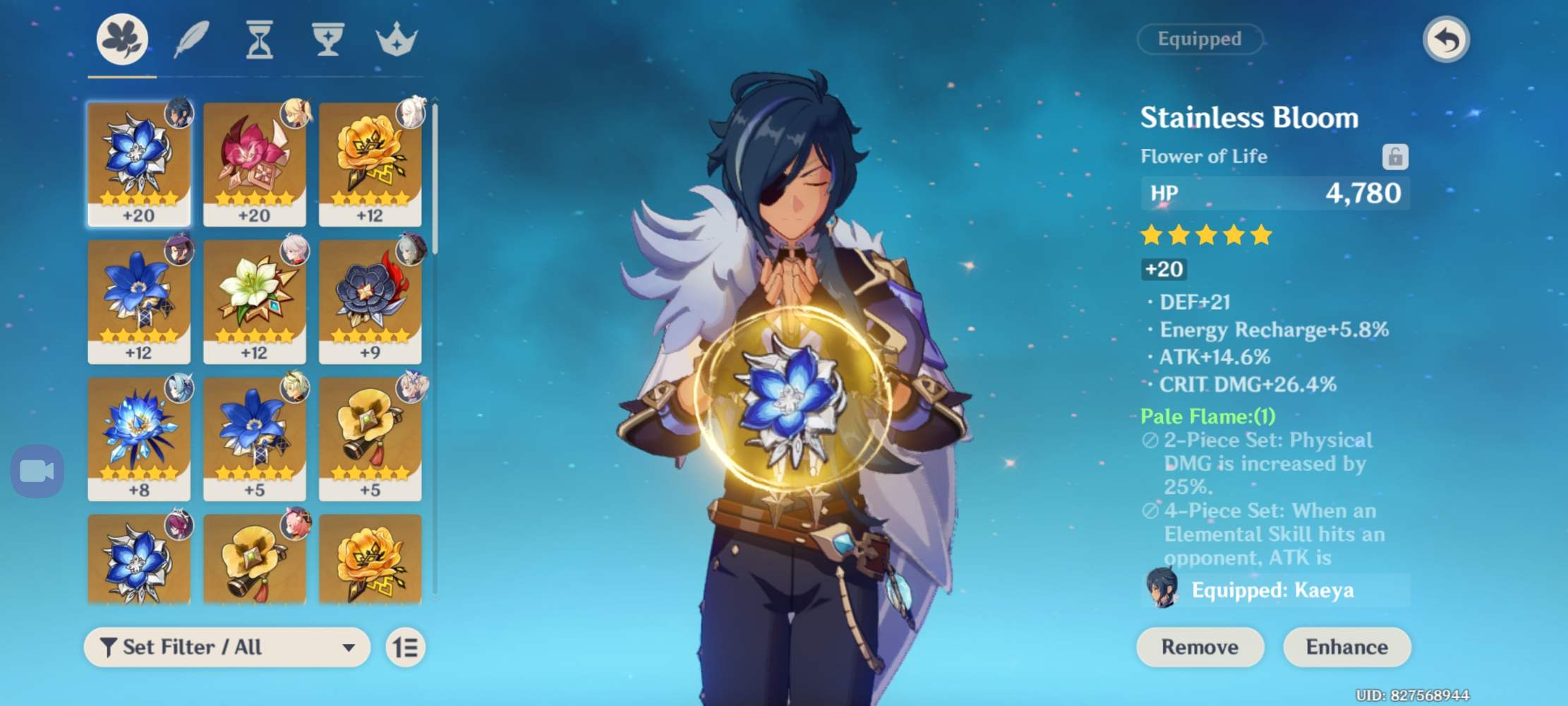 Here's my kaeya build ^^ Genshin Impact | HoYoLAB