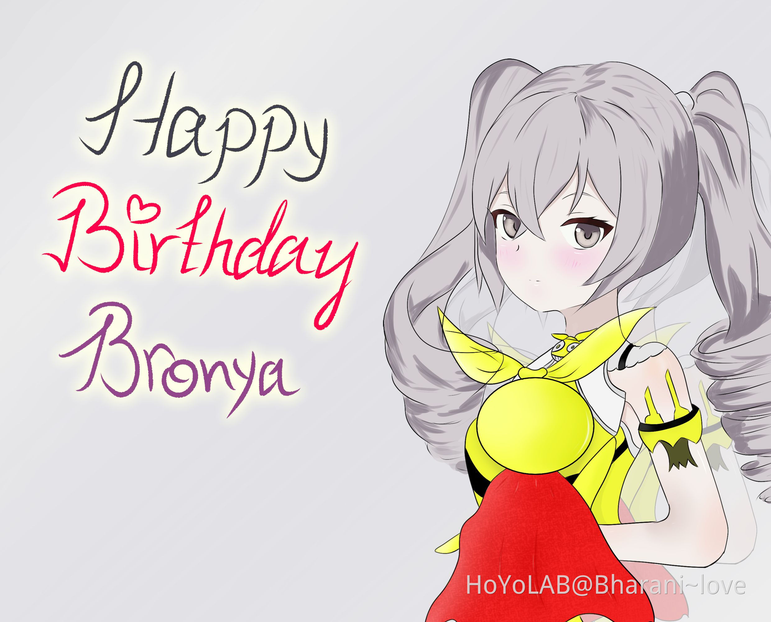 Bronya holding homu as her birthday gift Honkai Impact 3rd | HoYoLAB