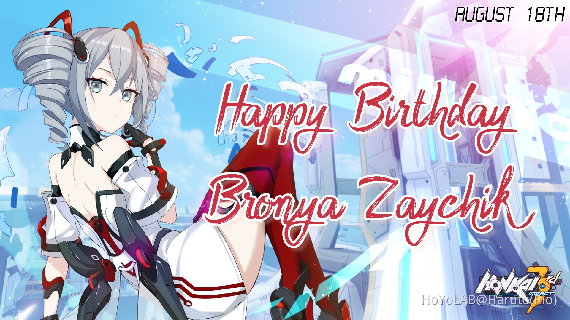 [Bronya's Birthday 2021] Birthday Greetings Honkai Impact 3rd | HoYoLAB