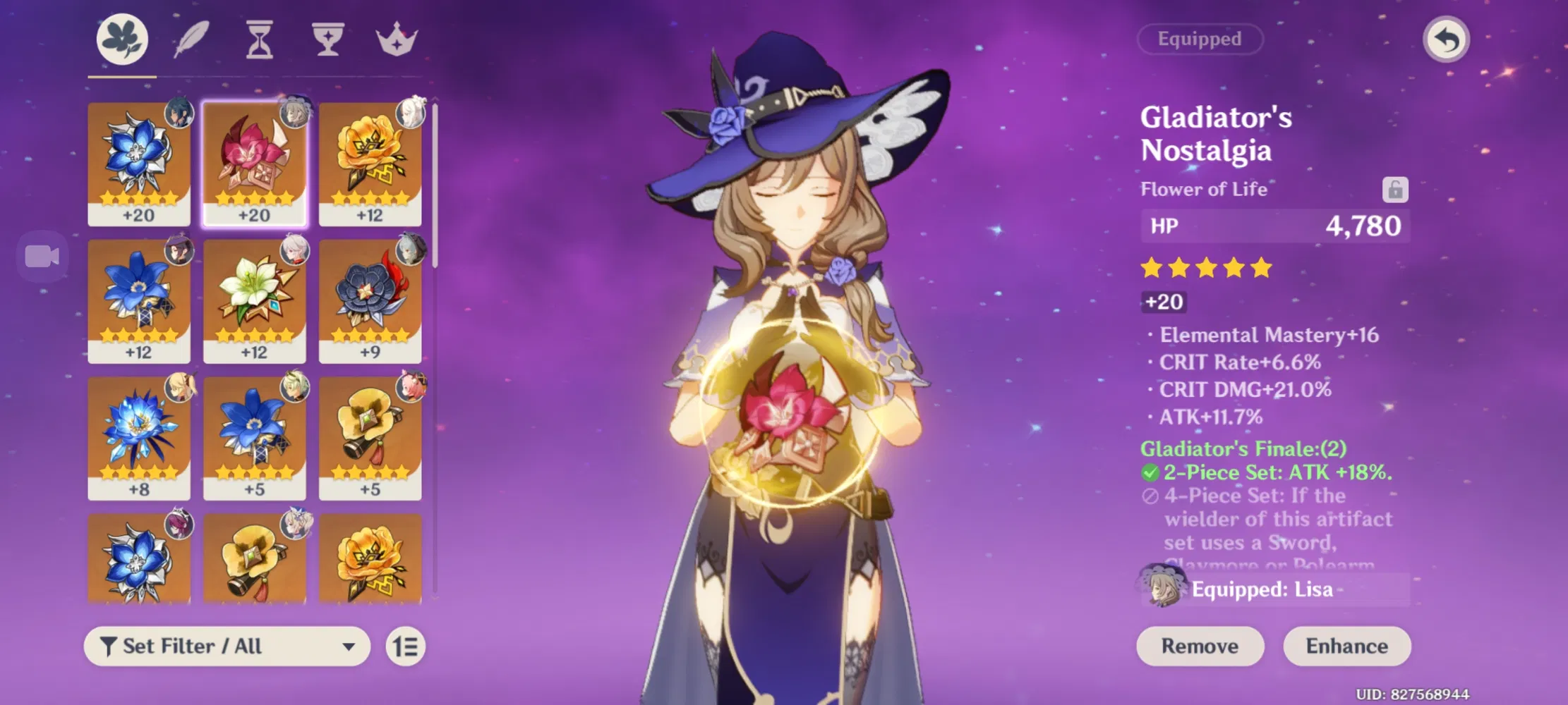 Lisa build/Sub dps (under construction) Genshin Impact | HoYoLAB