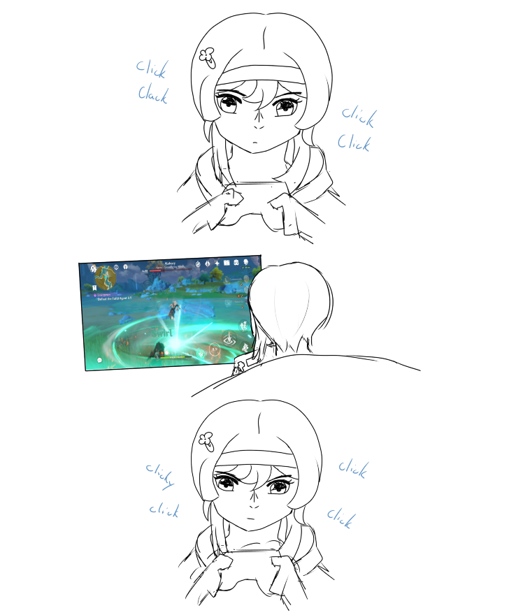 Lumine and Aether Modern AU skits Genshin Impact | HoYoLAB