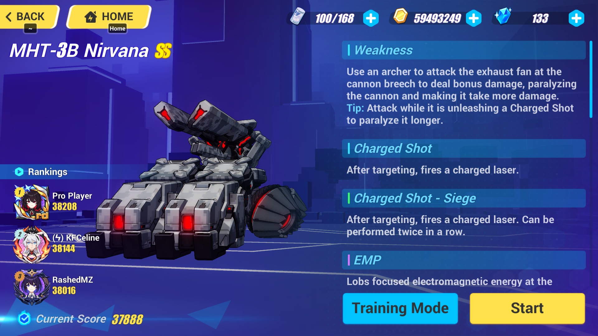 Hitting that new MHT-3B Boss Honkai Impact 3rd | HoYoLAB