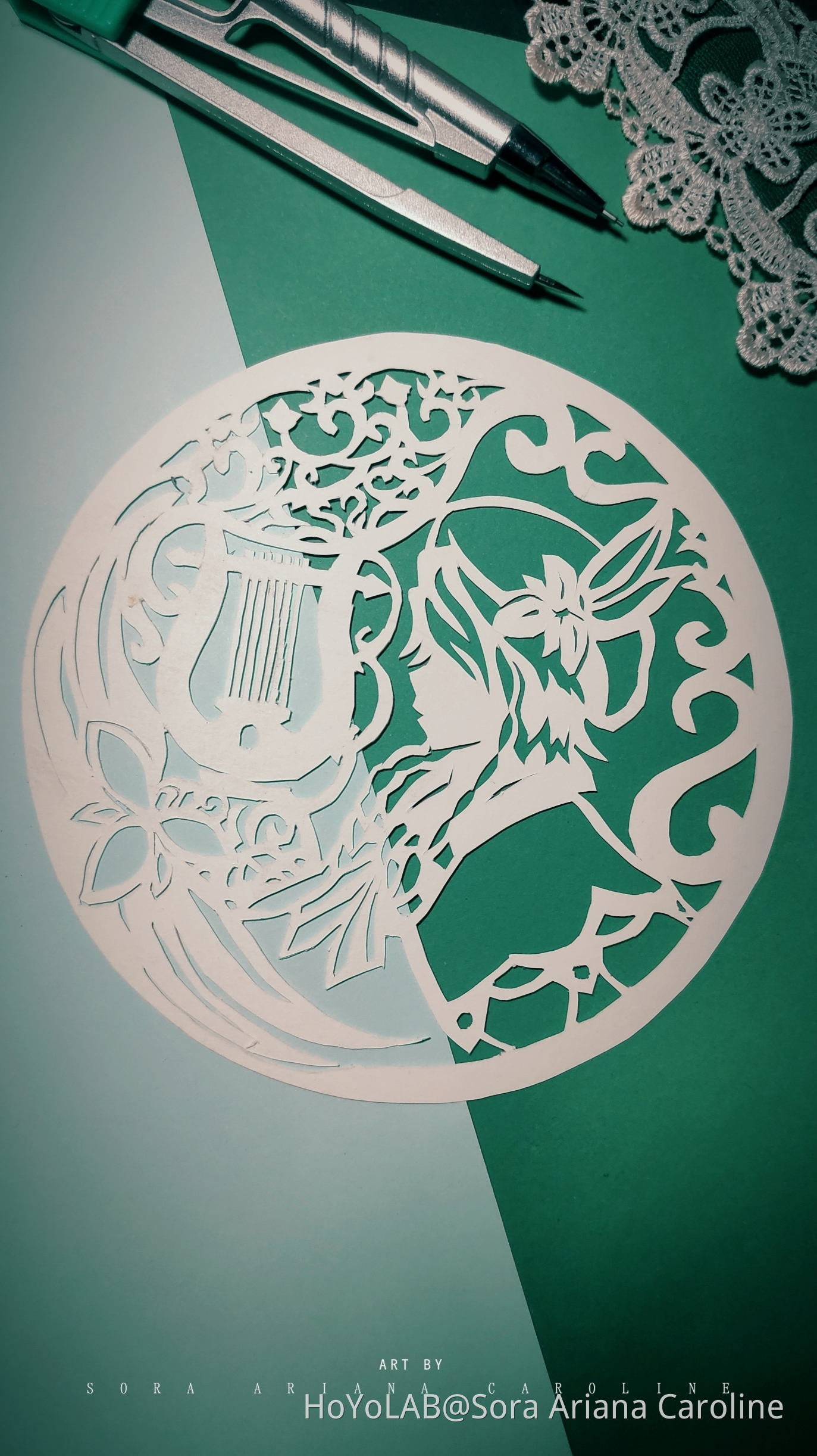 Papercut Venti Genshin Impact | HoYoLAB