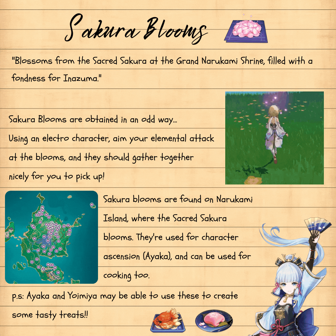 A Guide To The Materials of Inazuma Genshin Impact | HoYoLAB