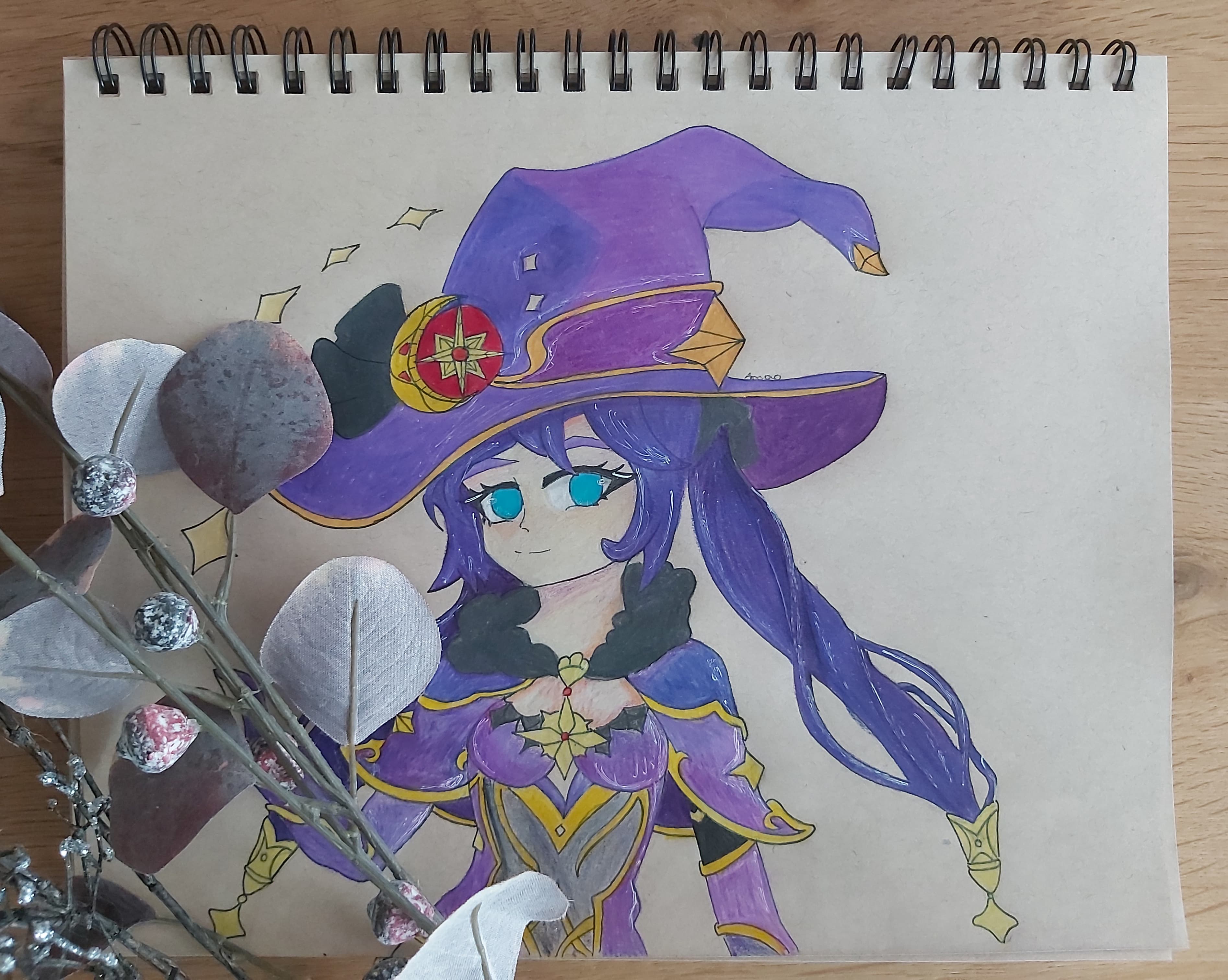 Mona fanart Genshin Impact | HoYoLAB