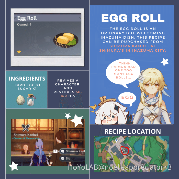 A Taste of Inazuma - Paimons Guide to The Inazuma Dishes Genshin Impact ...