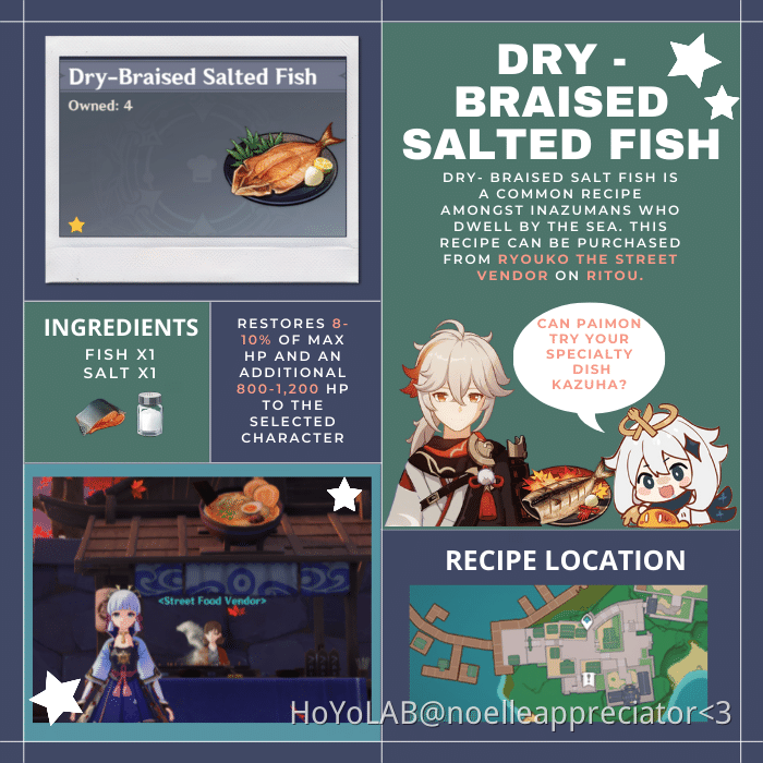 A Taste of Inazuma - Paimons Guide to The Inazuma Dishes Genshin Impact ...
