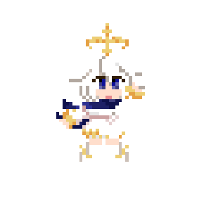 I made Paimon Pixel Art. Genshin Impact | HoYoLAB
