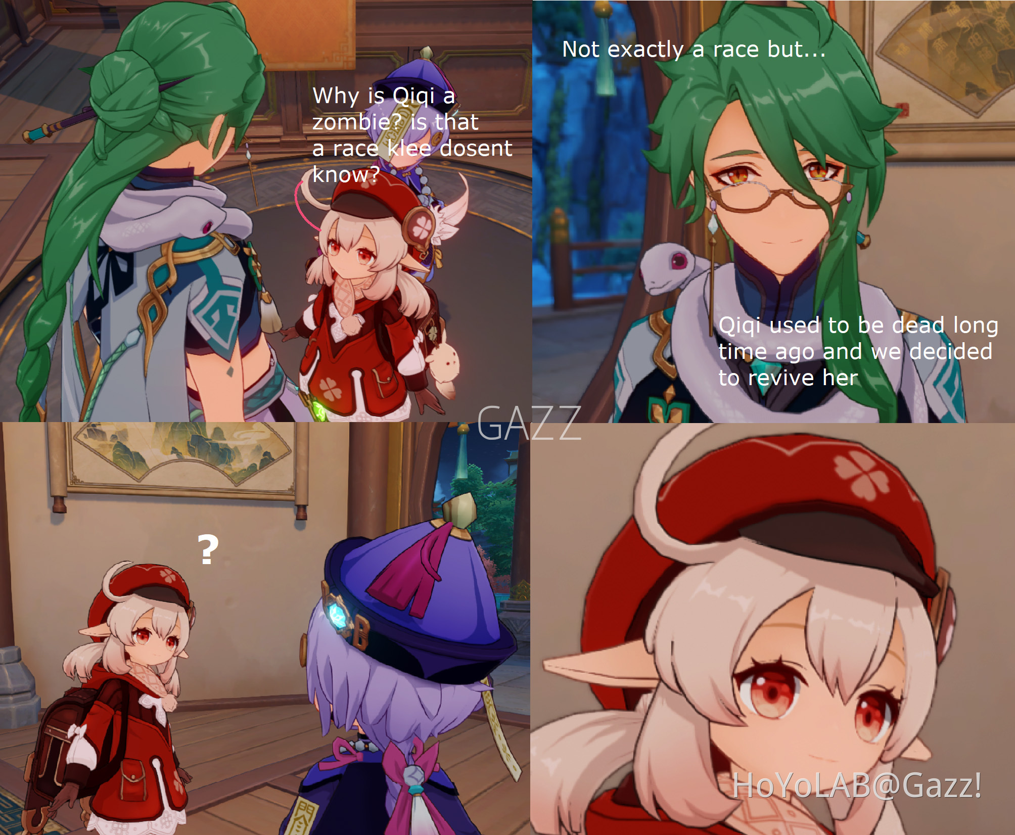 Klee Little Adventure Eps.3 : Qiqi is immortal? Genshin Impact | HoYoLAB