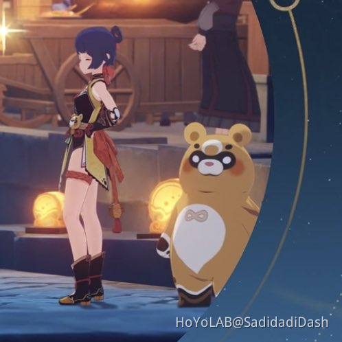 Standing Guoba is the cutest thing I've ever seen in Genshin Genshin ...