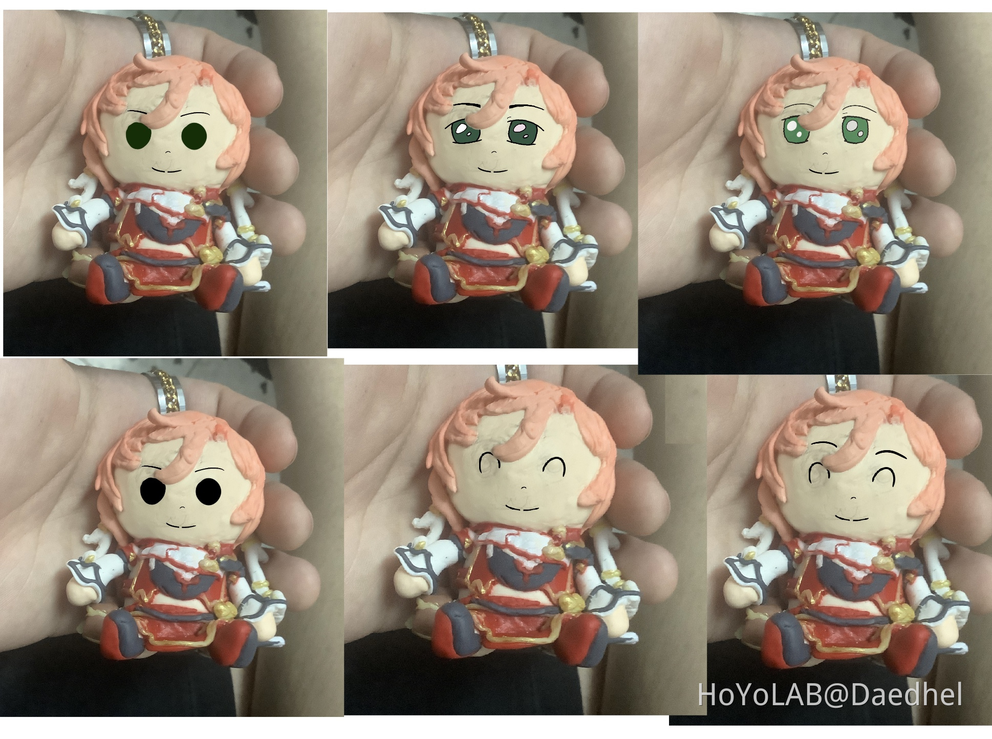Help me pick a face: Yanfei unfinished chibi figurine pt.2 Genshin ...