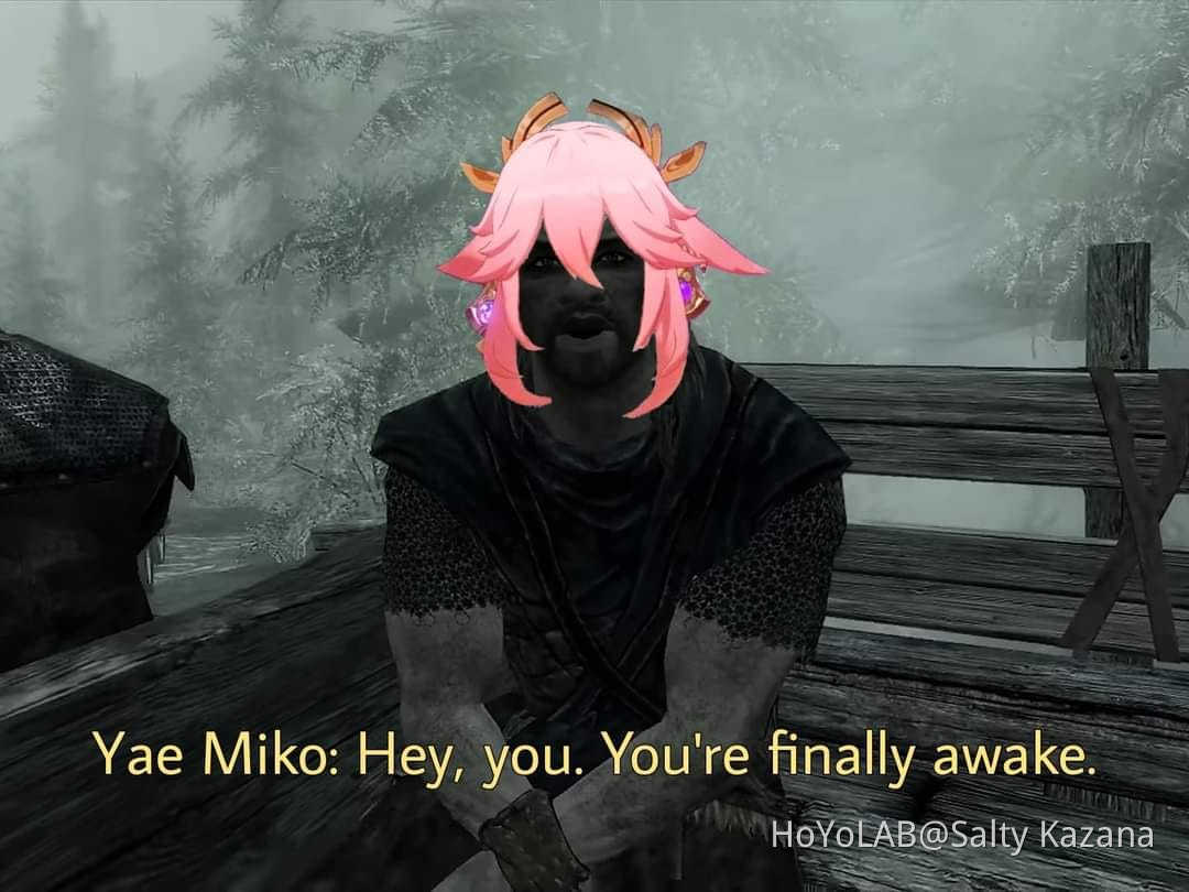 Yae Miko the new meme template Genshin Impact | HoYoLAB