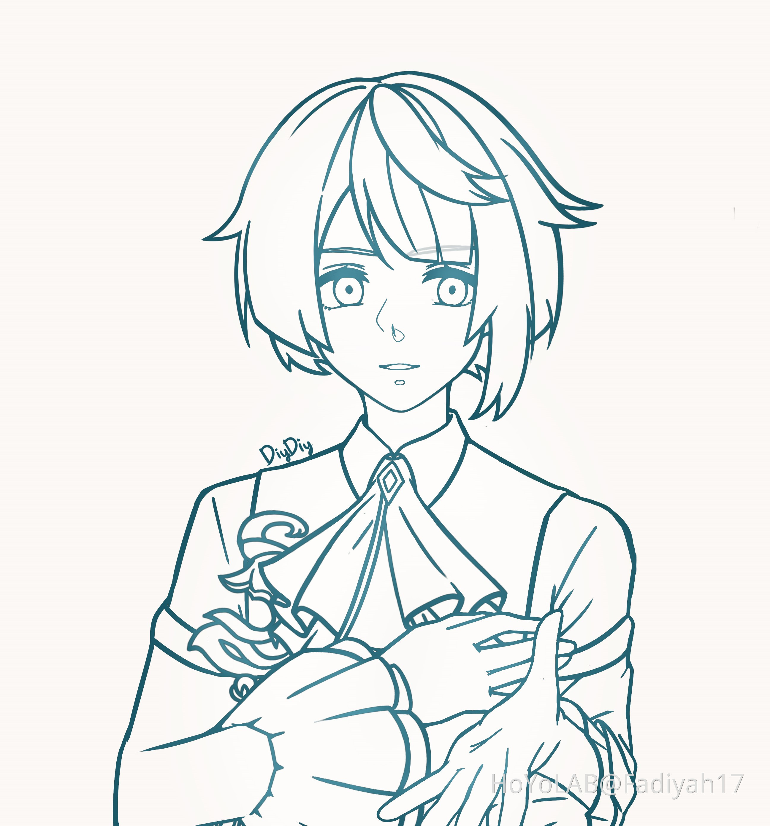 Xingqiu Butler Fan Art Genshin Impact | HoYoLAB