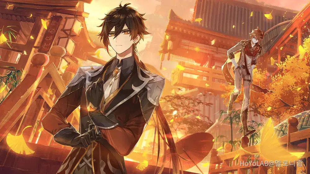 원신 공식 배경일러 + 로고 제거버전 Genshin Impact | HoYoLAB