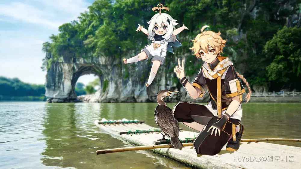 원신 공식 배경일러 + 로고 제거버전 Genshin Impact | HoYoLAB