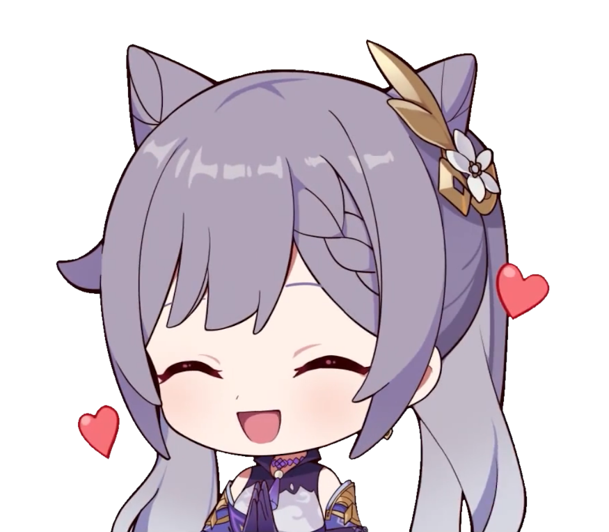 Karya resmi Genshin Impact Chibi Keqing & Xiangling | Genshin Impact ...