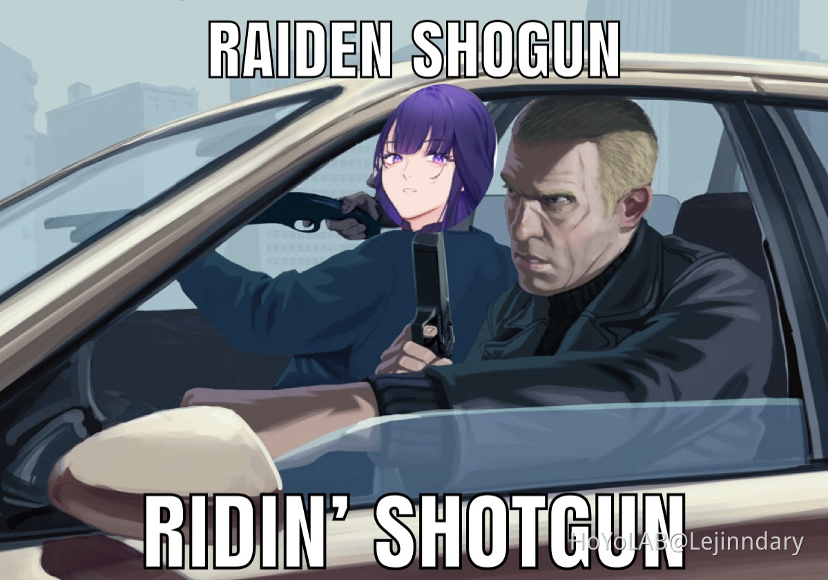 Raiden Shogun Ridin’ Shotgun Genshin Impact | HoYoLAB