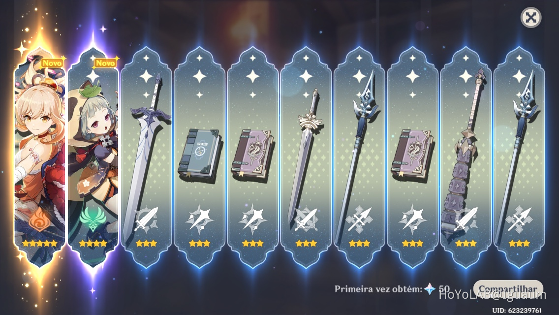 Literalmente o meu primeiro tiro Genshin Impact | HoYoLAB