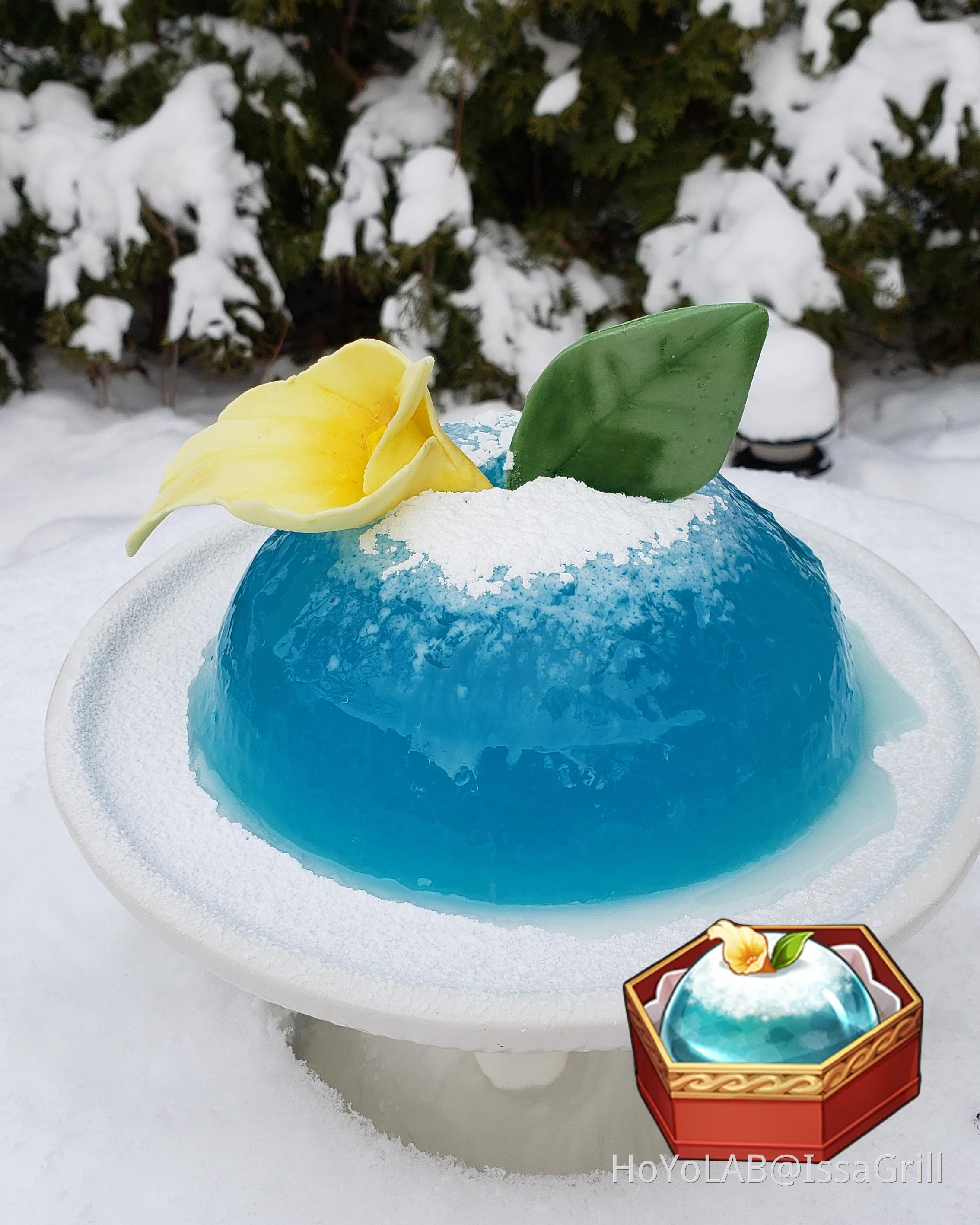 🥶 Sugar Frosted Slime in Real Life (with tutorial) Genshin Impact | HoYoLAB