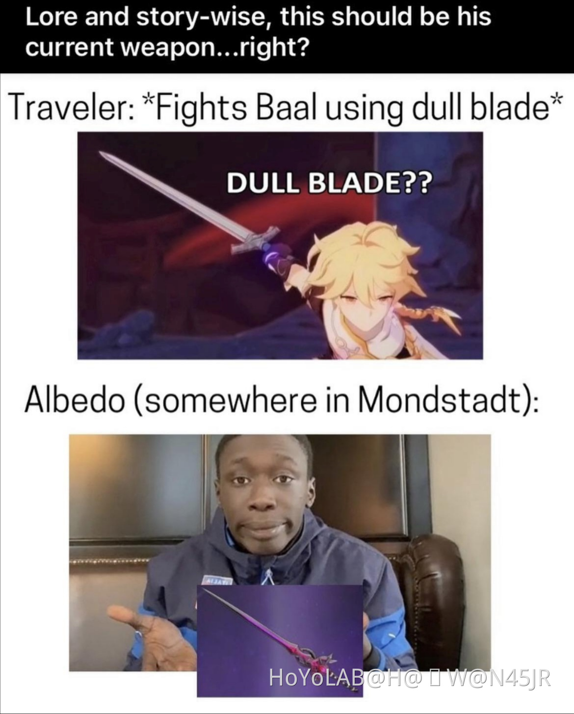 Bruhh Dull Blade Genshin Impact | HoYoLAB