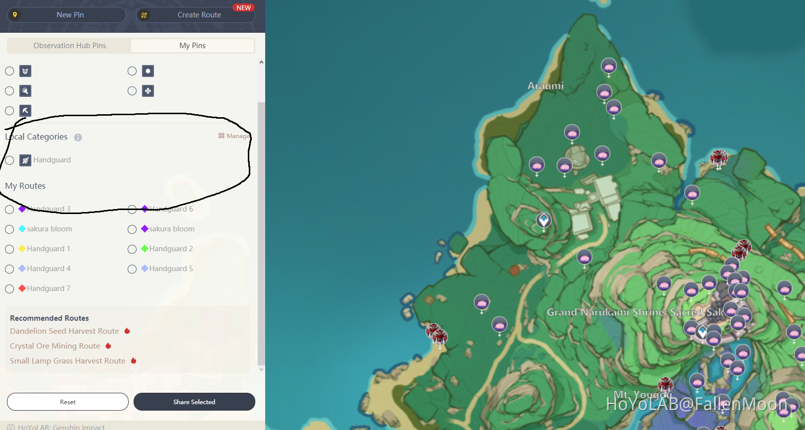 Interactive map(category) Genshin Impact | HoYoLAB