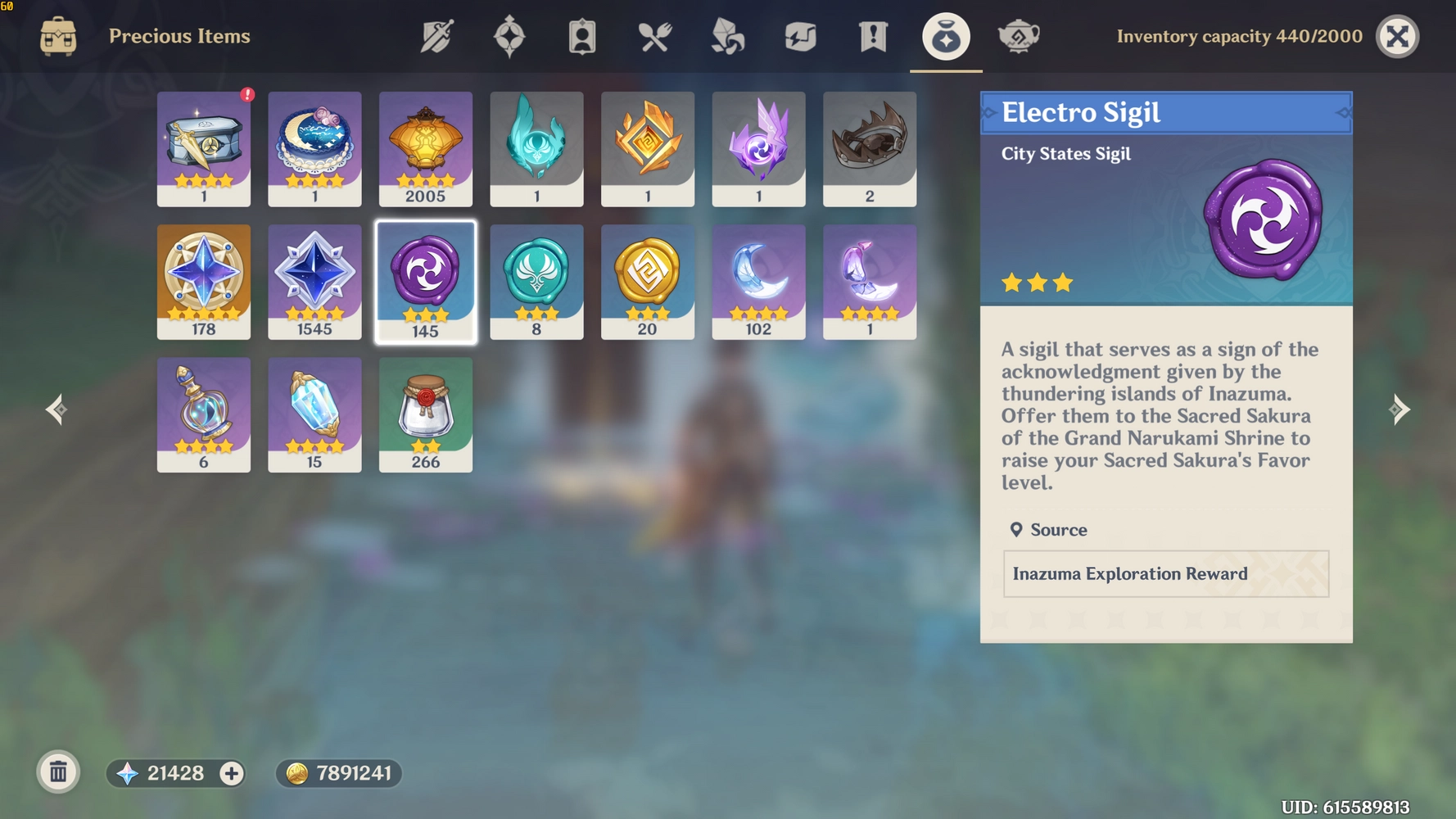 How many Electro Sigils do you have? Genshin Impact | HoYoLAB